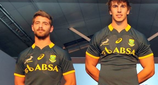 Los Springboks tienen sus nuevas camisetas Asics