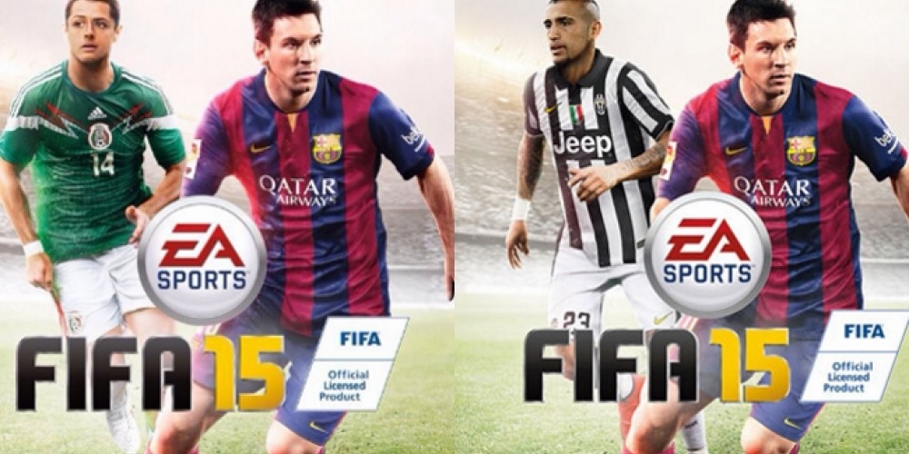 Chicharito Hernández y Vidal acompañarán a Messi en las otras portadas del FIFA 15