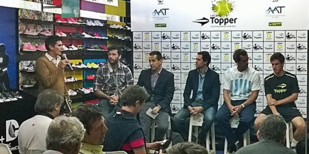 Se presentó oficialmente el Circuito Topper ATP Challenger Tour