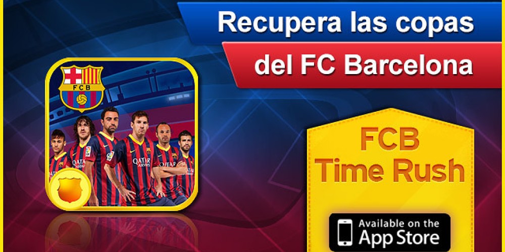 Barcelona presentó la aplicación FCB Time Rush para iOS y Android