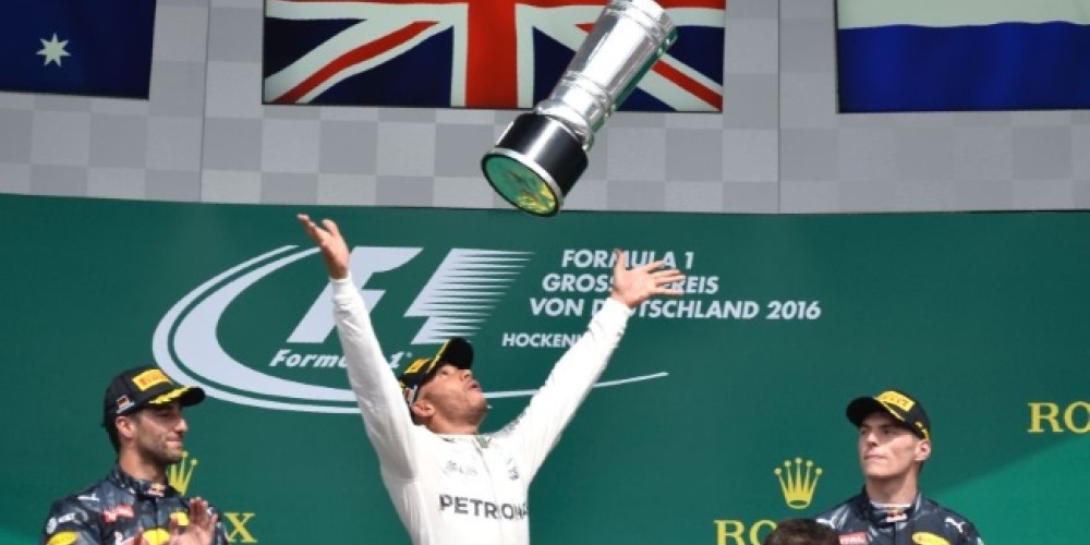Inalcanzable: Hamilton con Mercedes obtuvo el Gran Premio de Alemania y lidera la Fórmula 1