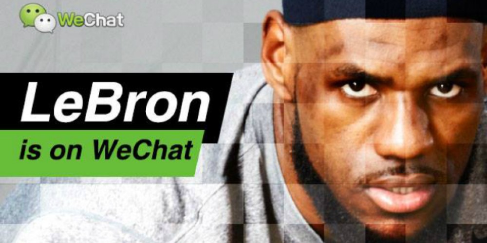 Lebron James se suma a Messi como embajador de We Chat
