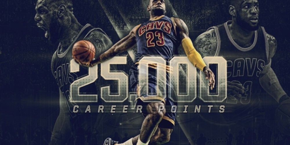 LeBron James alcanzó los 25.000 puntos en la NBA y es el más joven en ...