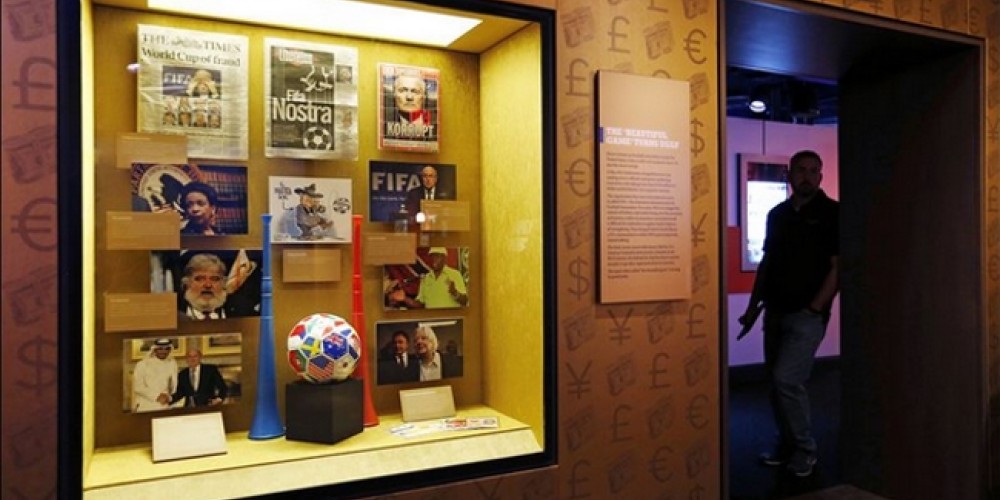Se inauguró la exhibición del FIFA Gate en el Museo de la Mafia