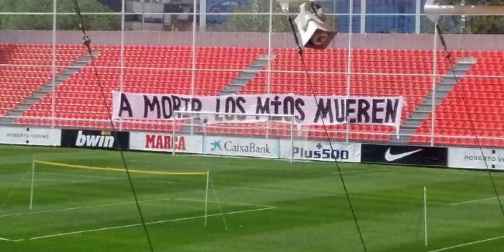 La historia de la polémica bandera de Simeone en el entrenamiento del Atlético