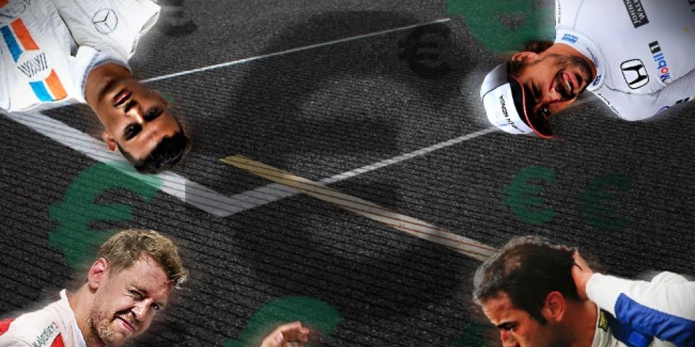 De 150 mil a 35 millones, ¿cuánto cobran los pilotos de la Fórmula 1?