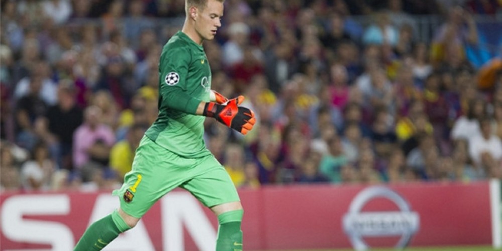 Ter Stegen dio más pases que Messi en el Barcelona