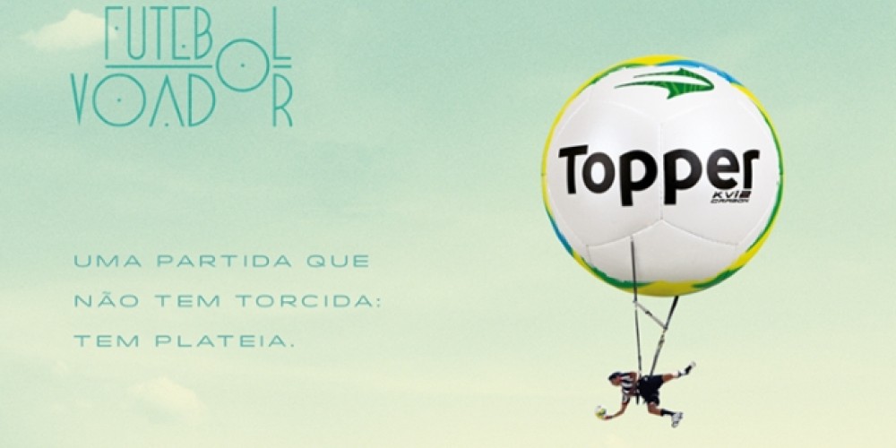 Topper repasa los 120 años del fútbol brasilero con un espectáculo aéreo