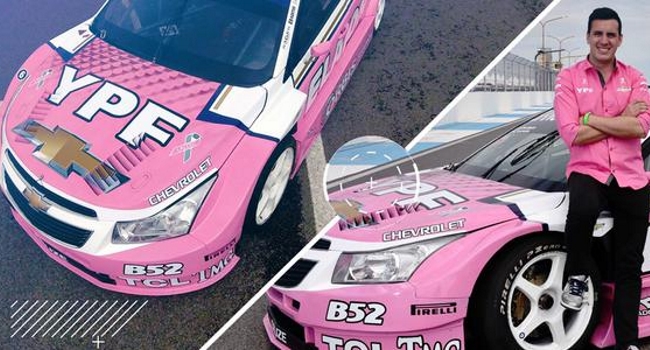 El equipo YPF Chevrolet correrá en el Súper TC 2000 con un coche rosa