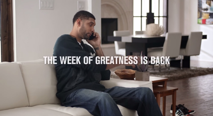 Foot Locker lanzó un nuevo comercial con Tim Duncan como figura