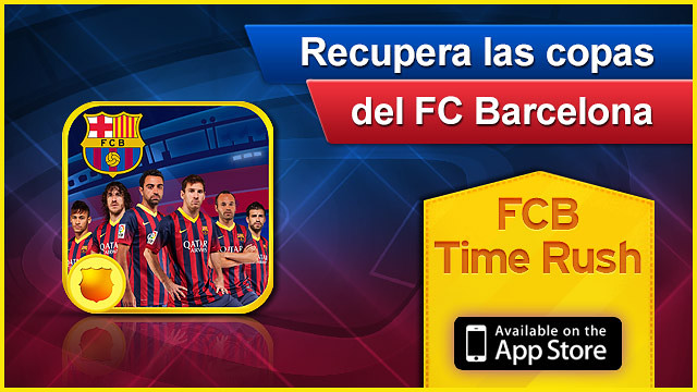 Barcelona presentó la aplicación FCB Time Rush para iOS y Android