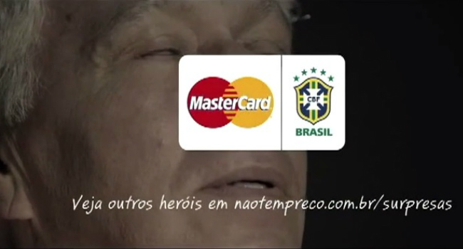 MasterCard rinde homenaje a los héroes de la Selección Brasileña