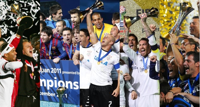 La marca que más veces vistió a los campeones del Mundial de Clubes