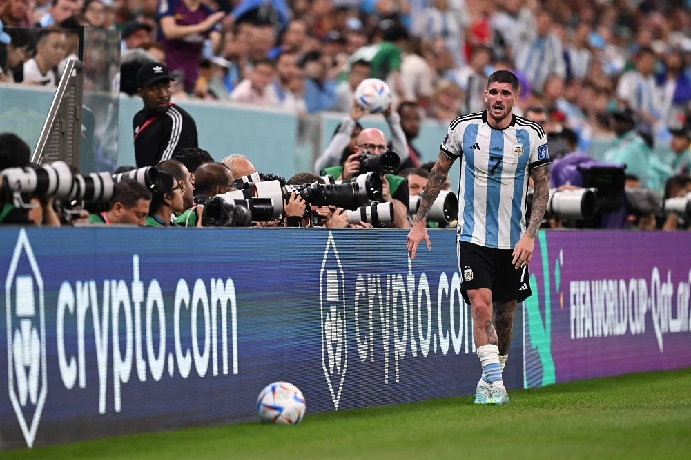 Rodrigo De Paul y sus números en Qatar 2022