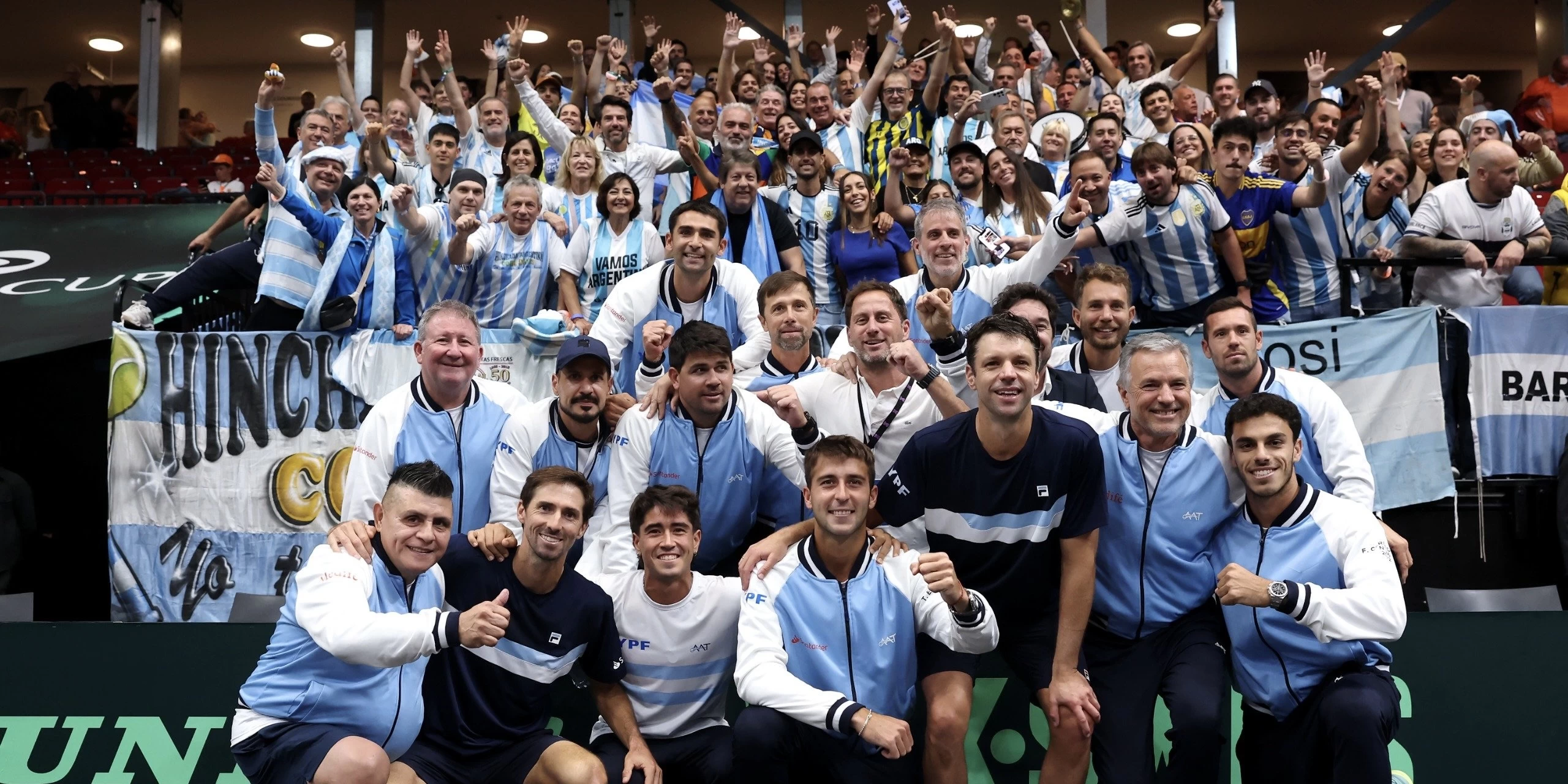 Nuevo sponsor para la Copa Davis: MG se suma a las instancias de Bologna